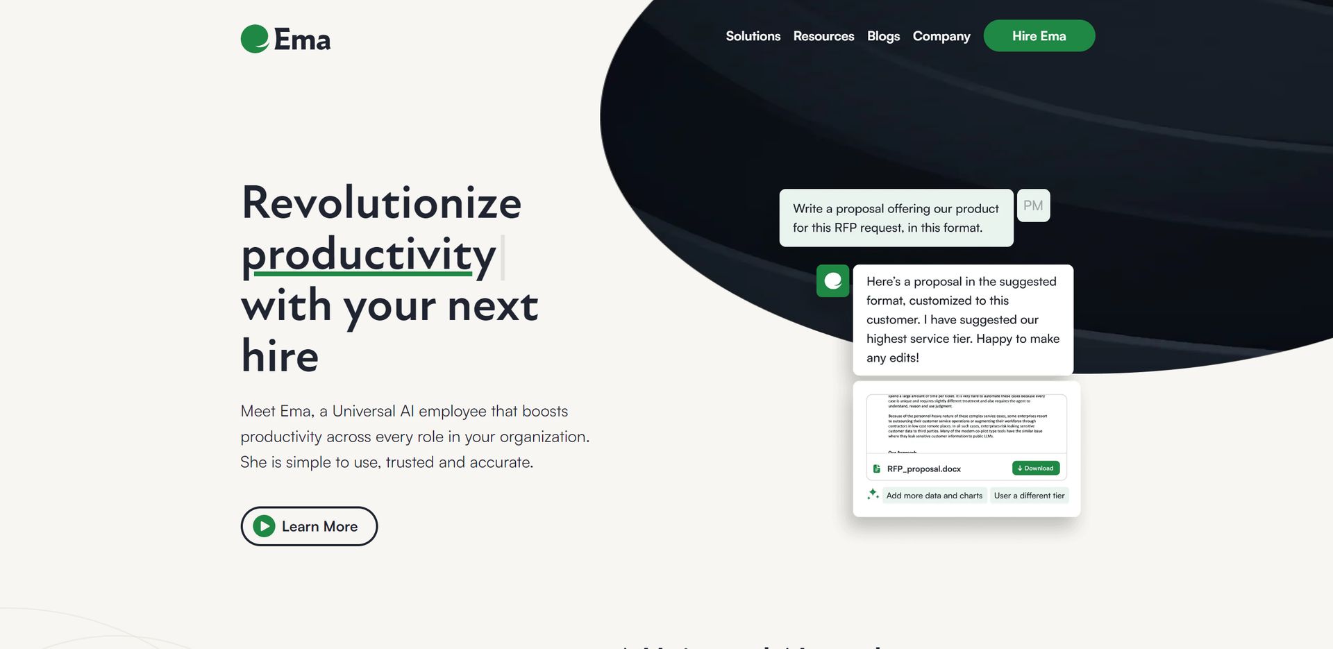 Ema - AI Agent Details