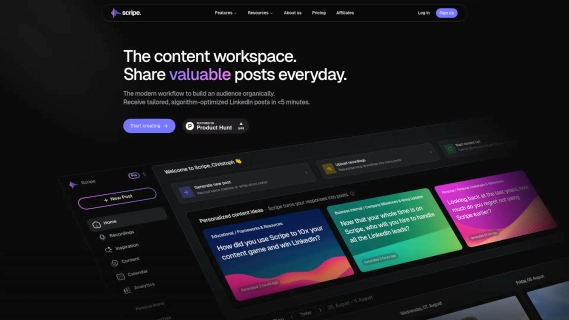 Scripe: The Ultimate AI Content Creation Tool for Linke