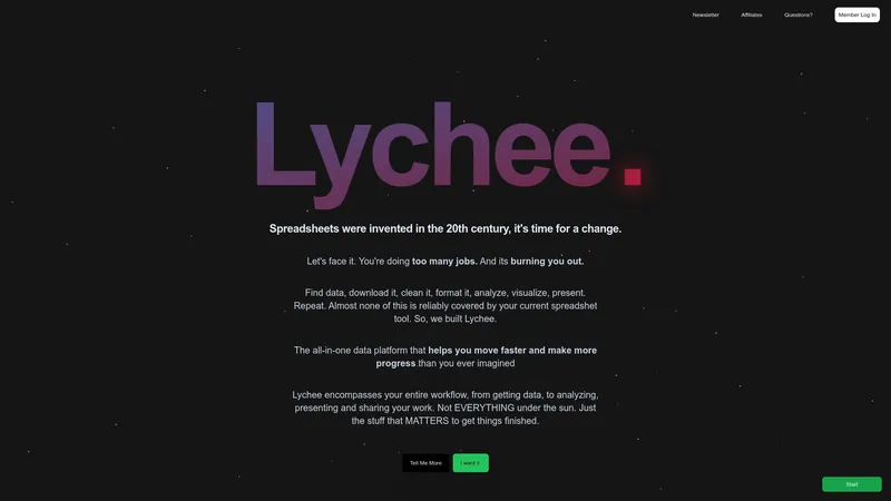 Lychee - Data Analysis - All The AI Tools