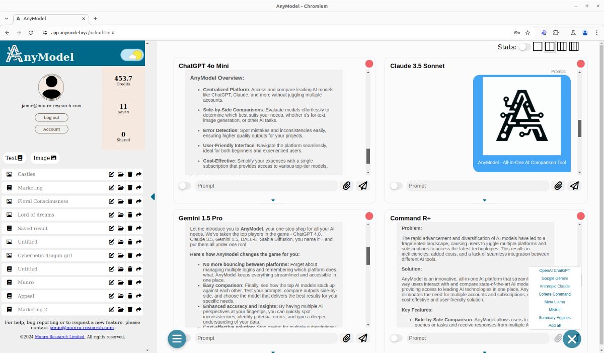 AnyModel - AI Agent Details