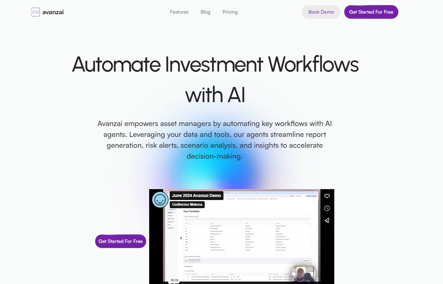 Avanzai - AI Agent Details