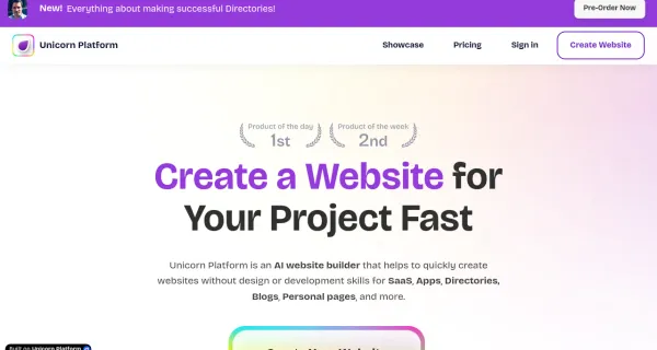 Unicorn Platform - Software Development - All The AI Tools