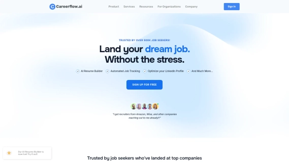 Careerflow: Your AI Resume Builder and Job Search Compa