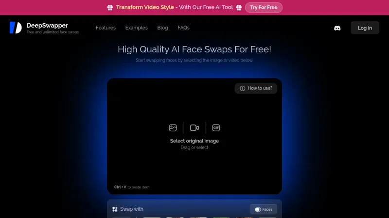 DeepSwapper AI - Miscellaneous - All The AI Tools