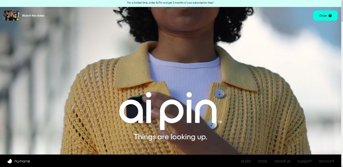 Humane AI Pin - AI Agent Details