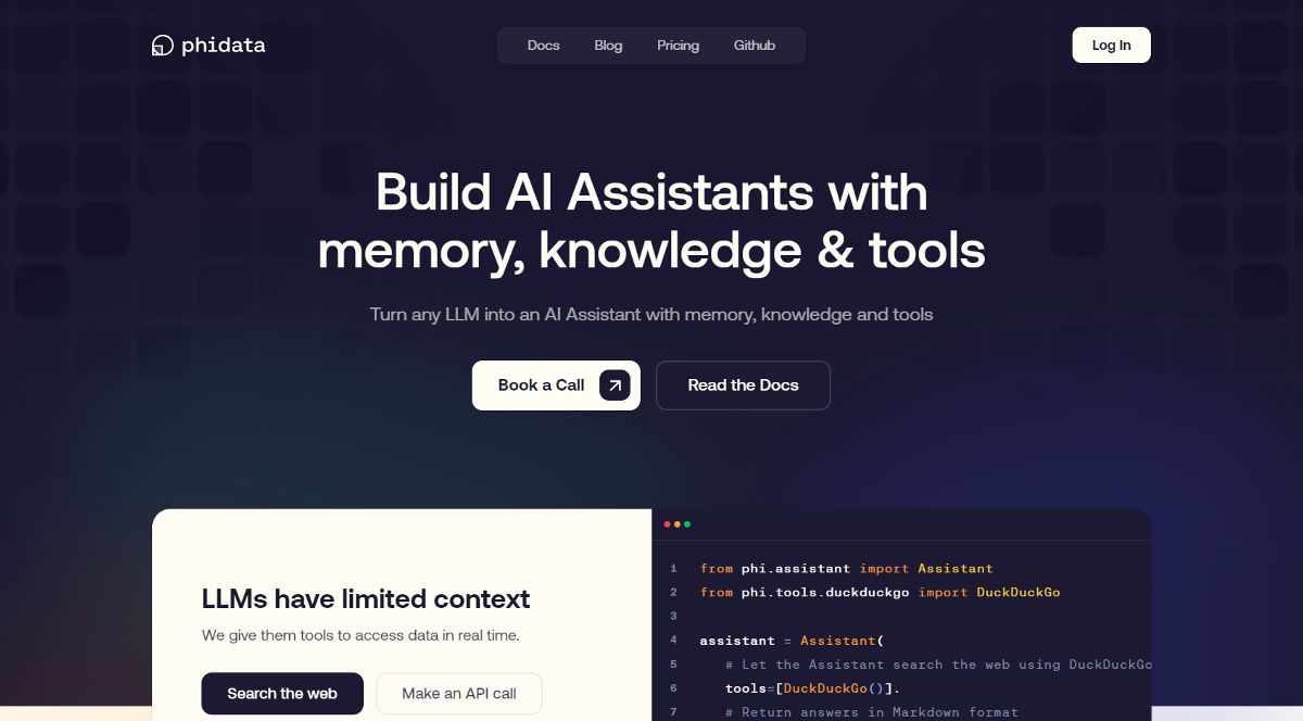 Phidata - AI Agent Details