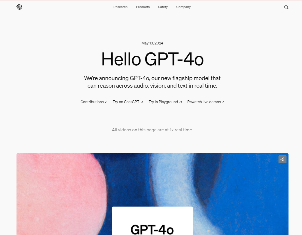 GPT-4o - AI Agent Details