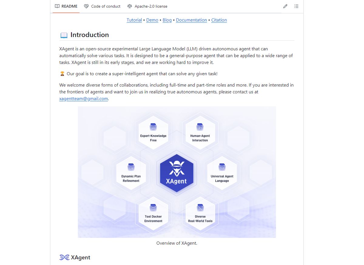 XAgent - AI Agent Details