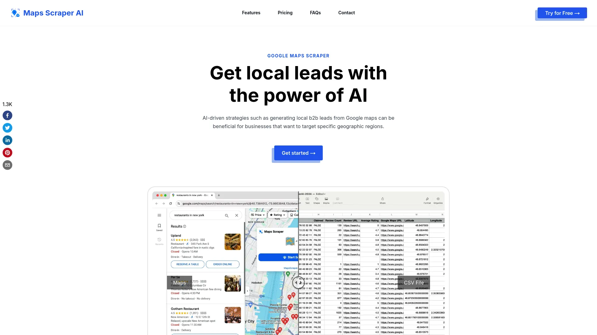 Maps Scraper AI - AI Agent Details