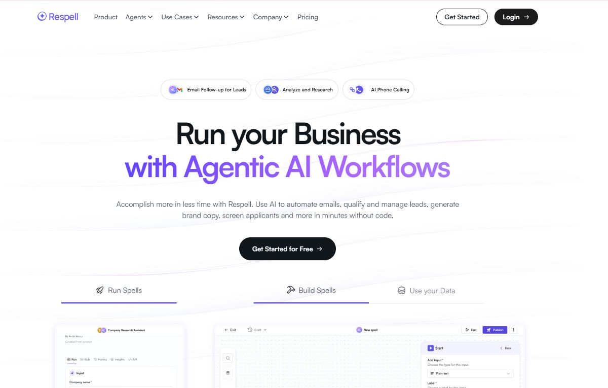 Respell AI - AI Agent Details