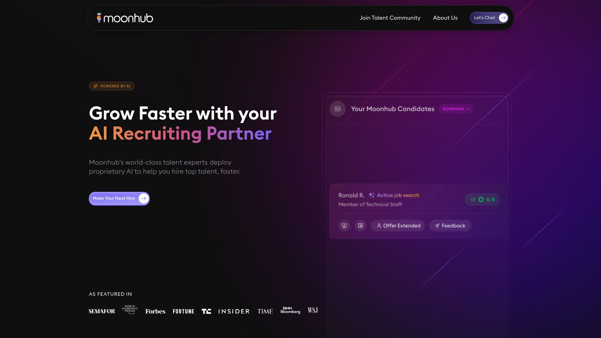 Moonhub - AI Agent Details
