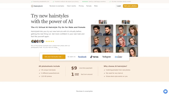 Hairstyle AI: The Ultimate Tool for Virtual Hair Makeov