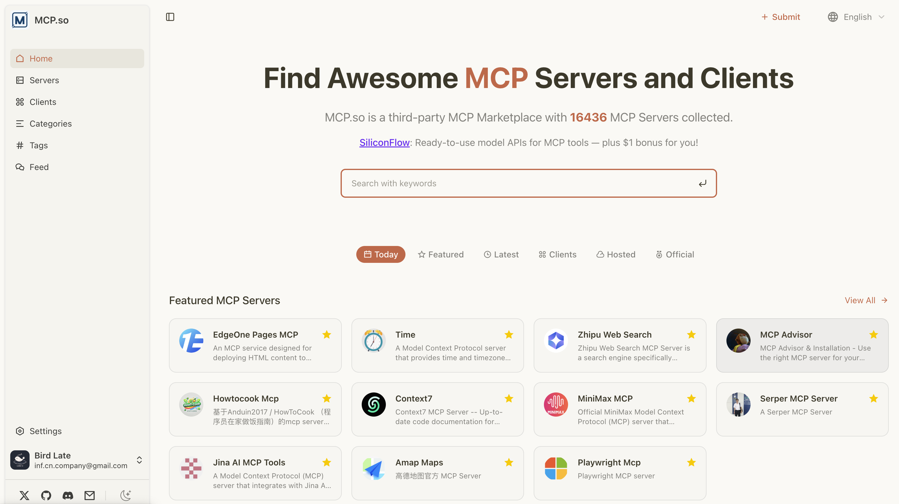 MCP.so - AI Agent Builder - All The AI Tools