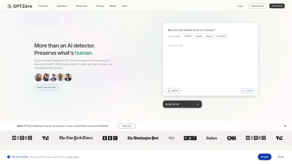 GPTZero: The Leading Artificial Intelligence Detector f