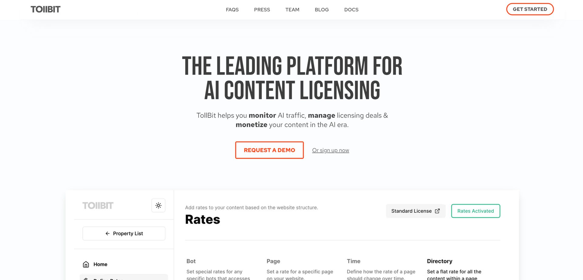 TollBit - AI Agent Details