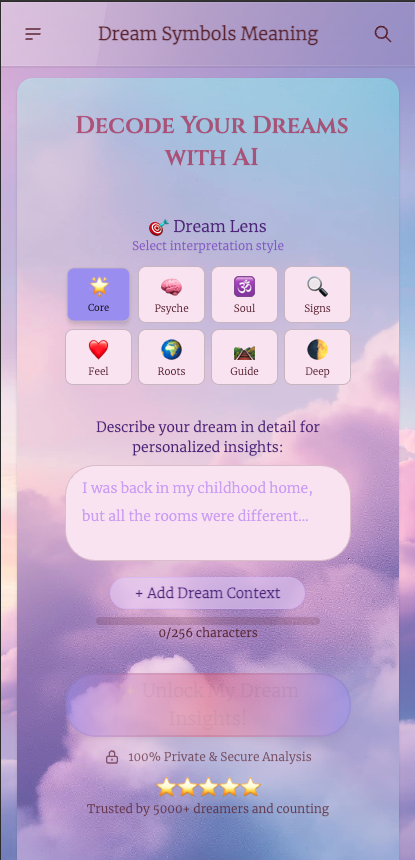 Dream Meaning AI - AI Machine Learning - All The AI Tools