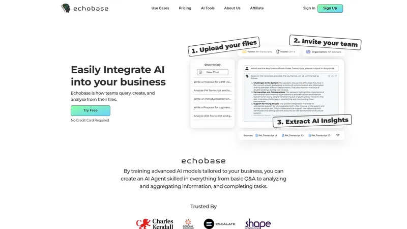 Echobase: The Ultimate AI Tool for Business Productivit