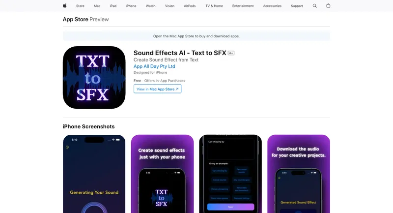 Sound Effects AI - Text to SFX - Miscellaneous