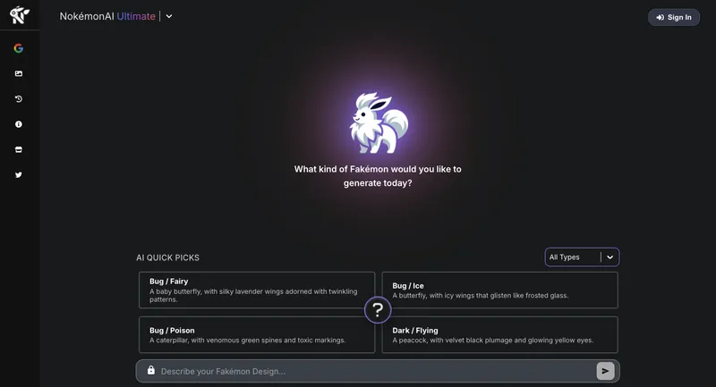 AI Pokemon generator - Visual Media - All The AI Tools