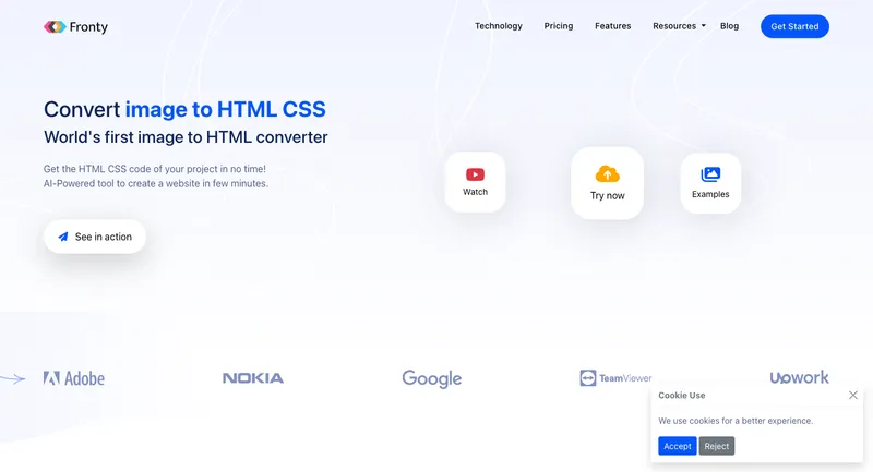 Fronty - Miscellaneous - All The AI Tools