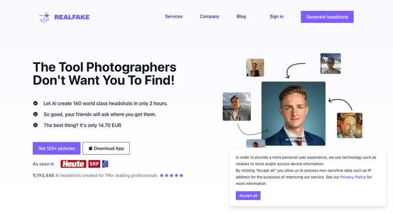 Real Fake Photos - Miscellaneous - All The AI Tools