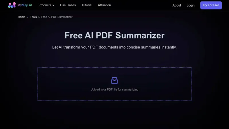 MyMap AI PDF Summarizer - Miscellaneous - All The AI Tools